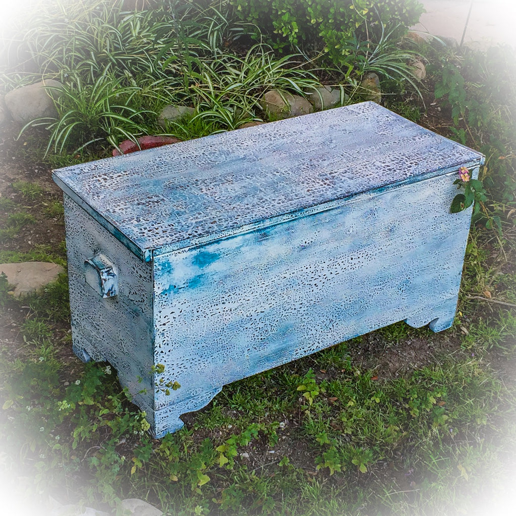 Shabby Chic Storage Chest ~ boho furniture | Reincarnated with Love ...