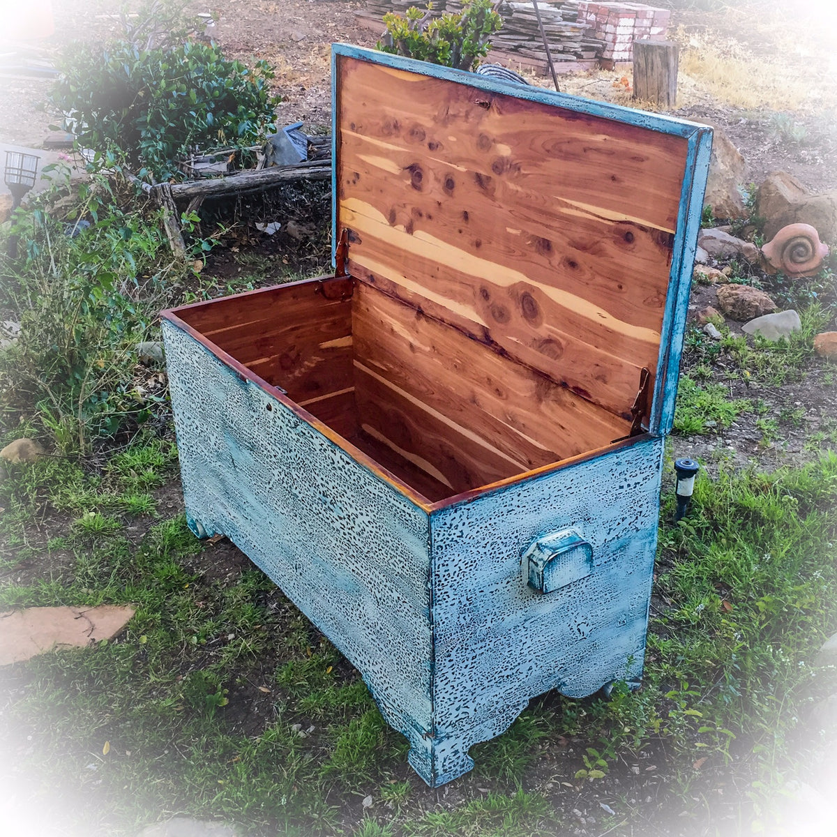 Shabby Chic Storage Chest ~ boho furniture | Reincarnated with Love ...